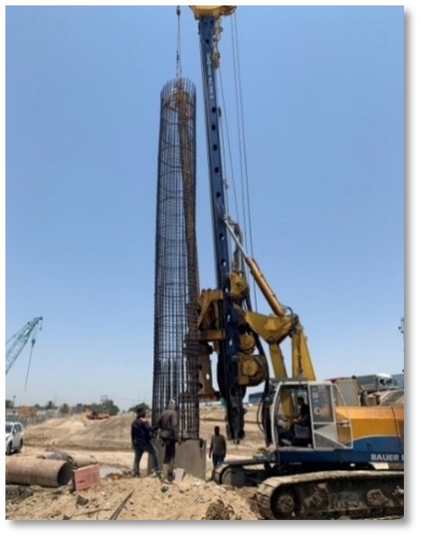 PETAH Bridge@ Hilla Babil City, 1.5 m Bored Piles Work 30m Depth – شركة ...